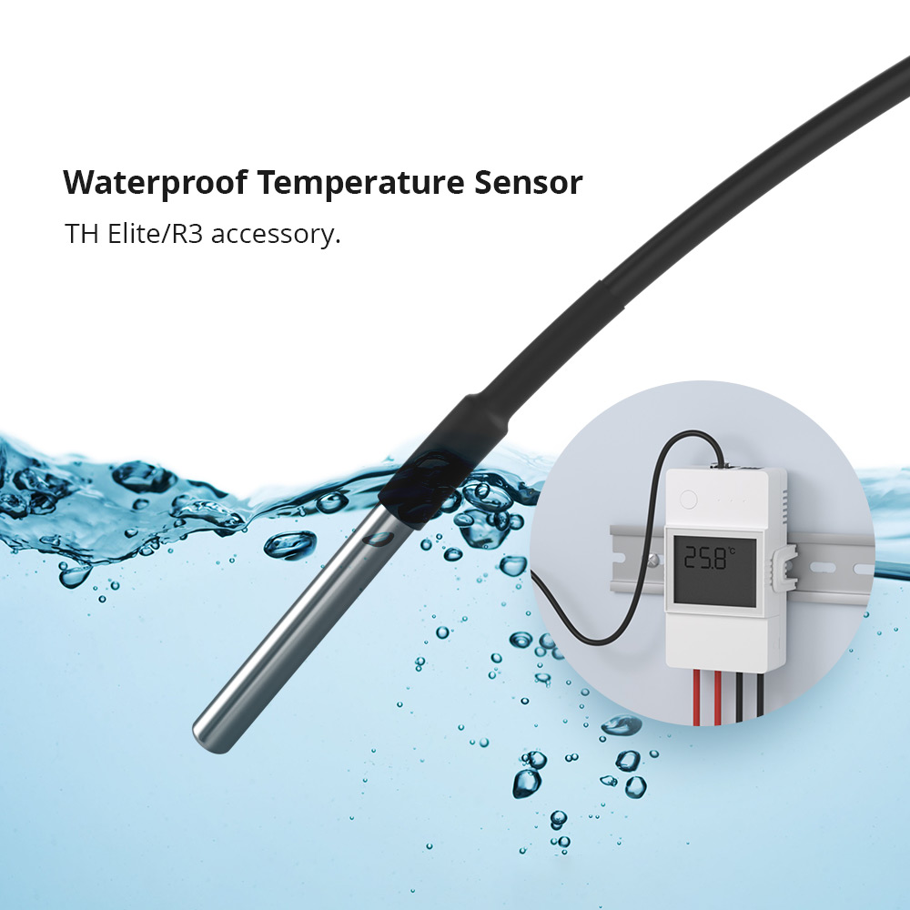SONOFF DS18B20 Waterproof Temp Sensor - Sonoff India