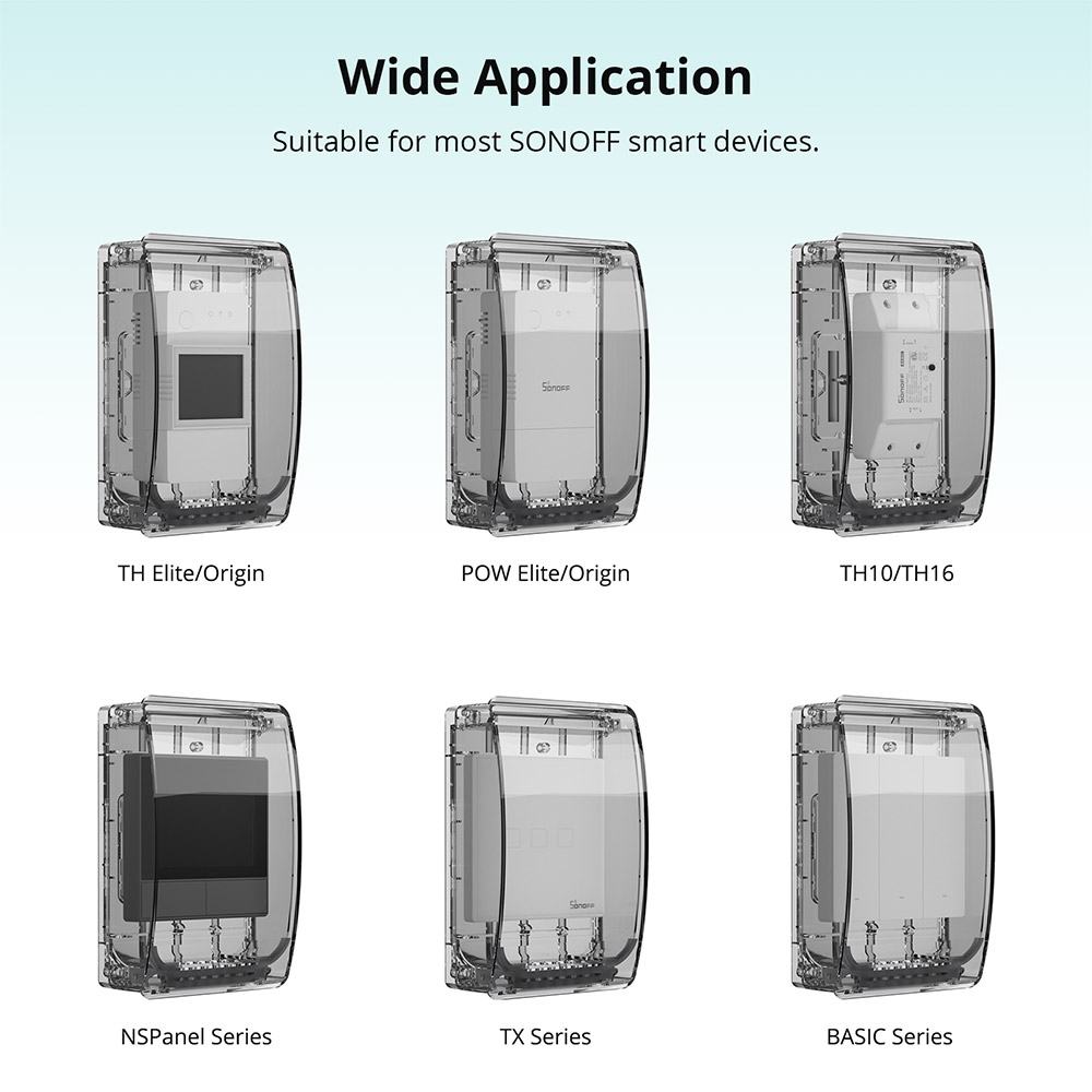SONOFF R2 Waterproof Case Compatible with SONOFF TH Elite, TH Origin ...