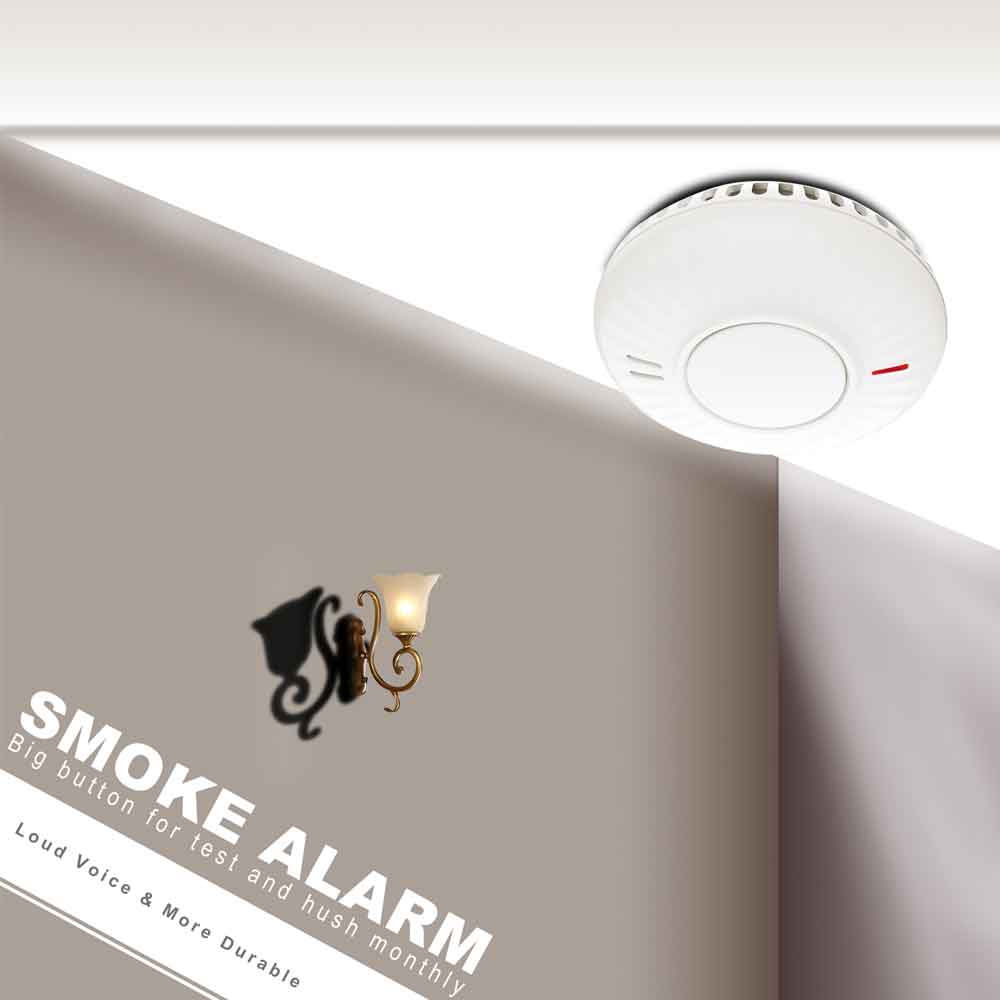 Photoelectric Standalone Smoke Alarms with 10 years built in battery ...